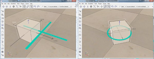 Object position/orientation manipulation
